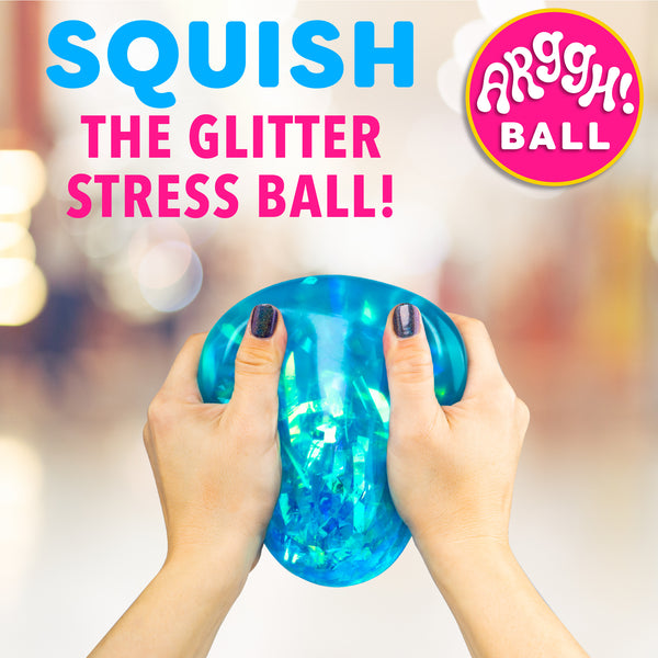 Arggh! Medium Glitter Stress Ball — Power Your Fun
